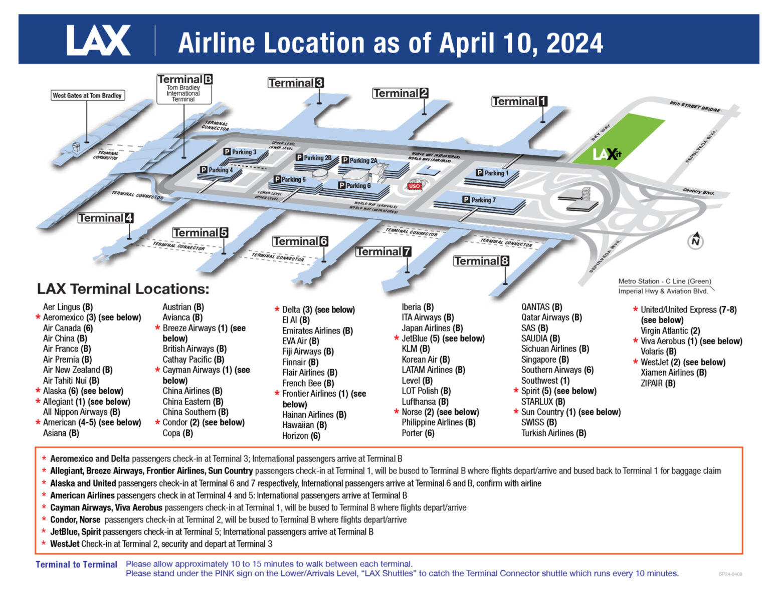 ロサンゼルス国際空港〜トム・ブラットレイインターナショナルターミナル乗り換え | LIGGIC